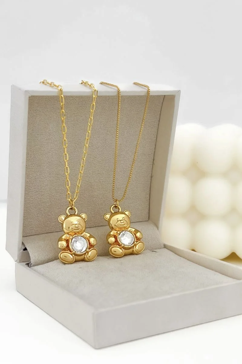 Luísa Lugão Acessórios | - COLAR CURTO URSO TED SHINE - ESCOLHA A ...